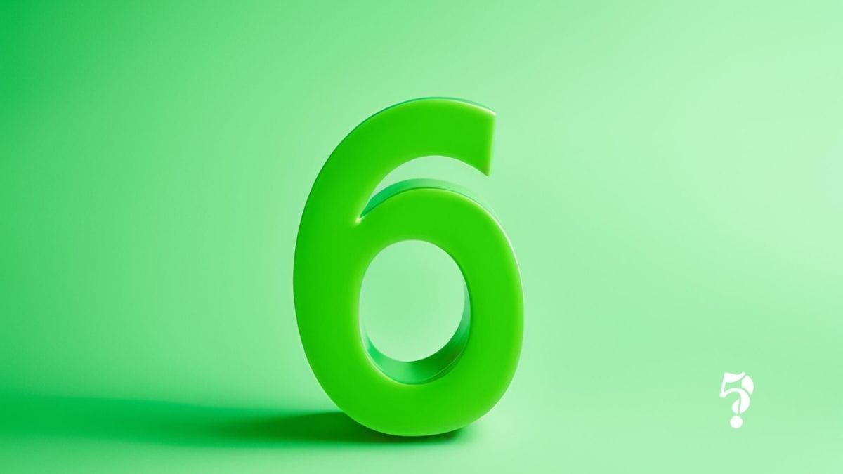 What does 6 mean in numerology?